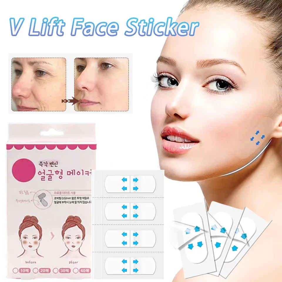 Face Lift Tapes Invisible Sticker Makeup Face Tape Slim Patch ...