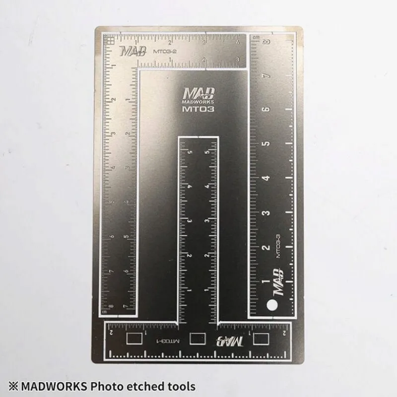 MADWORKS-MT03-Straightedge-T-L-Type-Ruler-Photo-Etched-Tools-Model ...