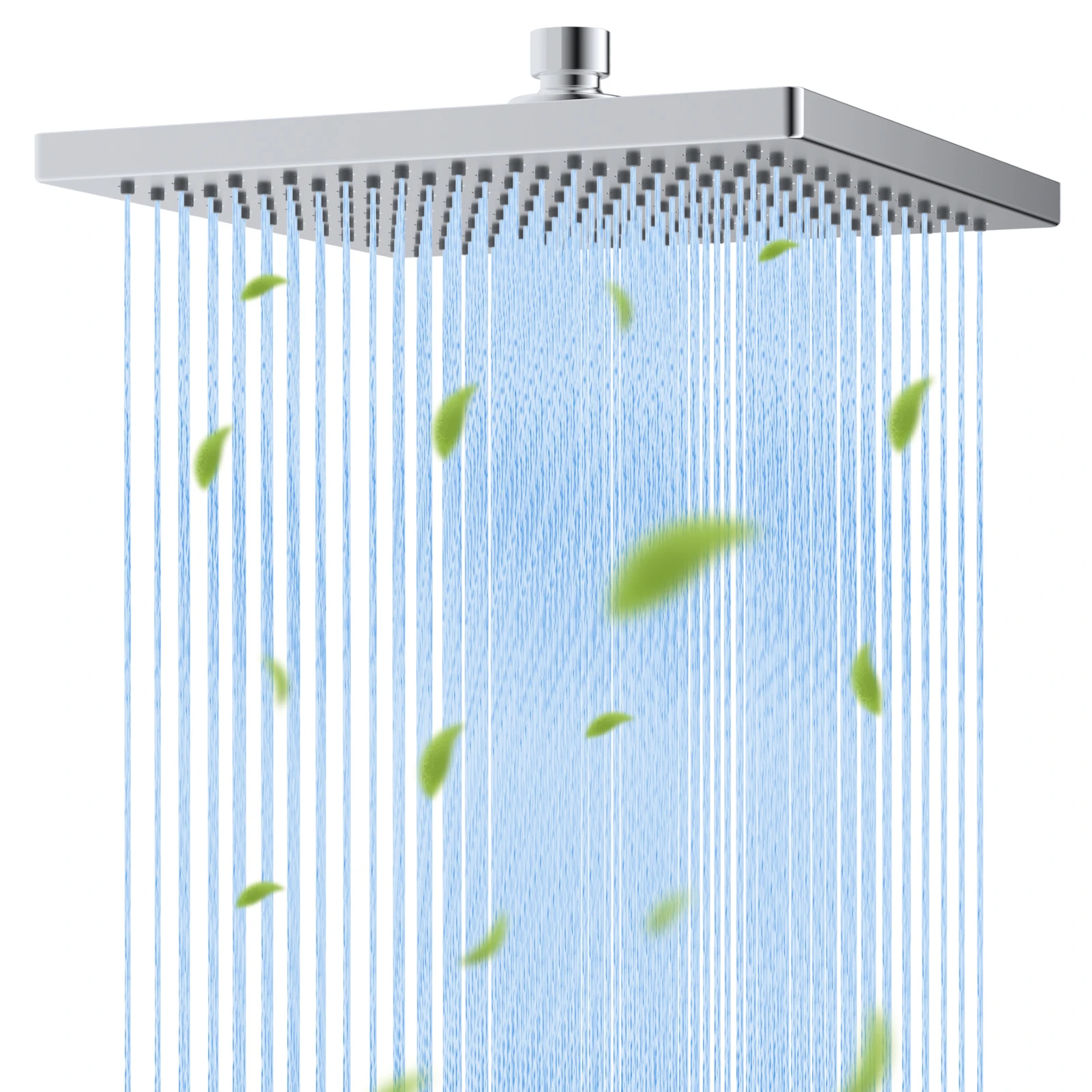 Rain Shower Head, 12 Inch High Pressure Shower Heads Square Large ...