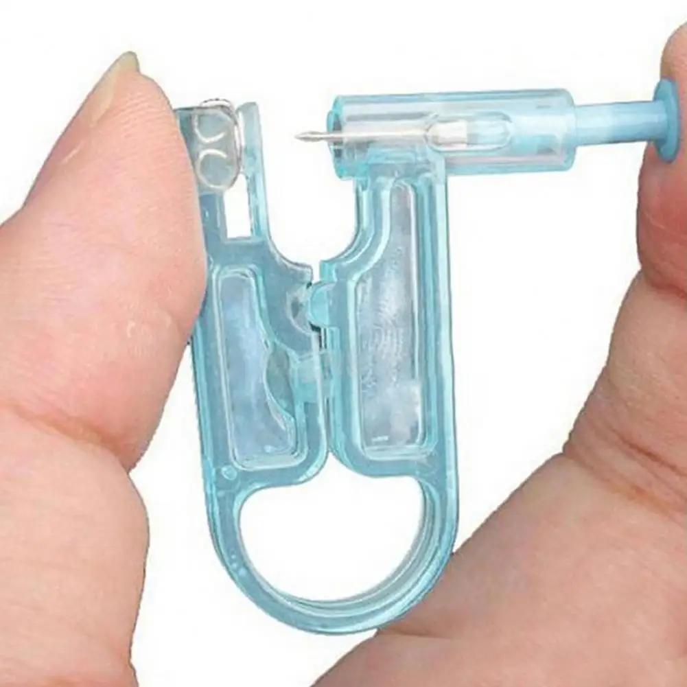 Manual-Ear-Piercing-Tool-Disposable-Accurate-Location-Plastic-Body-Hole ...