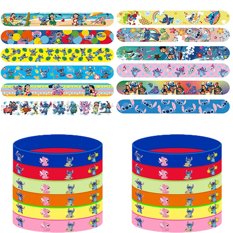 Pulsera-de-silicona-de-Lilo-Stitch-para-ni-os-10-piezas-decoraci-n-de ...