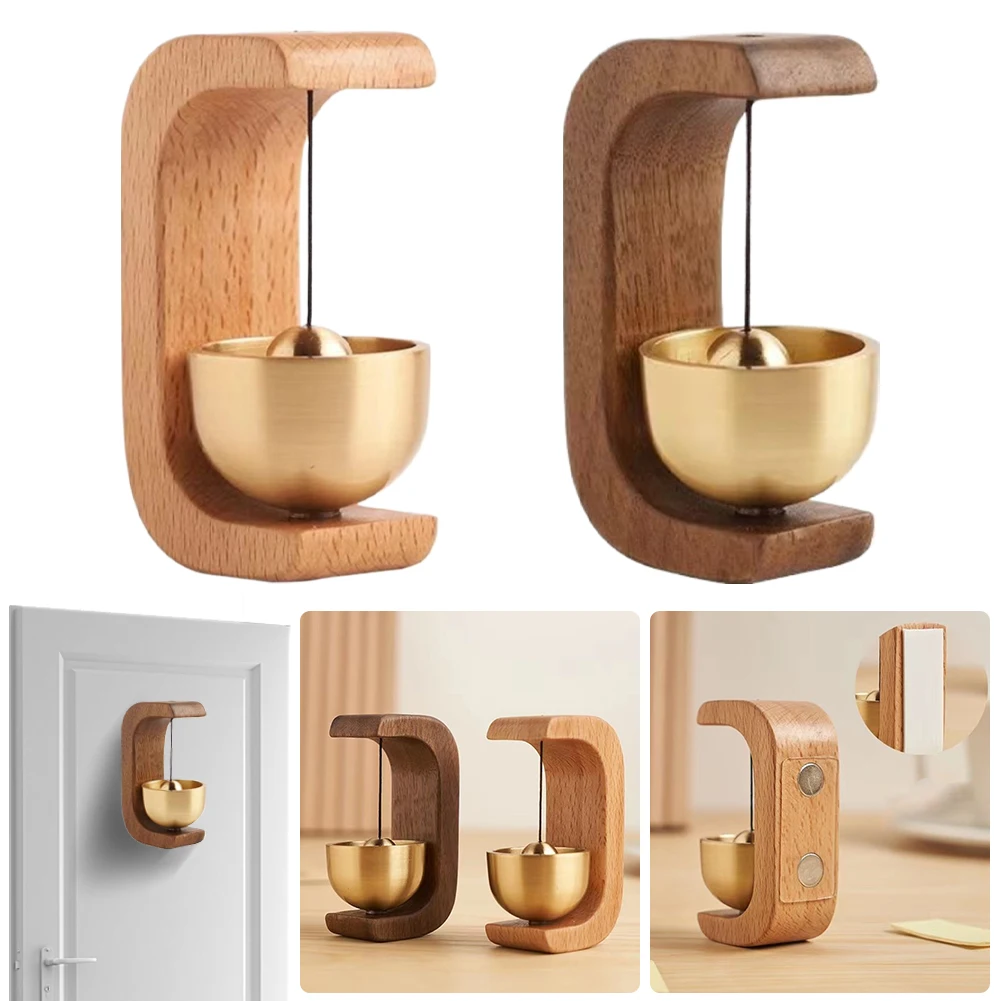 Magnetic-Wood-Doorbell-Chime-Hanging-Wooden-Wind-Chimes-Decorative-Loud ...