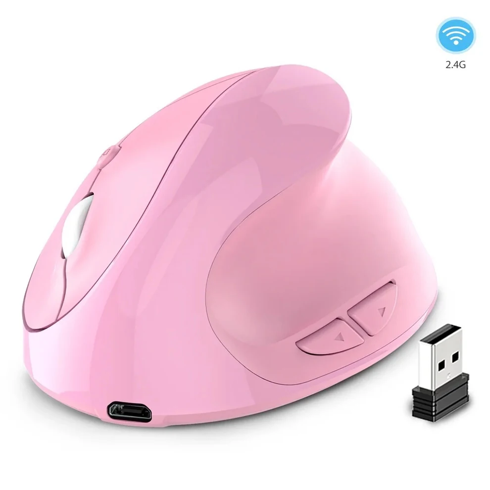 JOMAA-2-4G-Ergonomic-Mouse-Rechargeable-Battery-Wireless-Mouse-Vertical ...