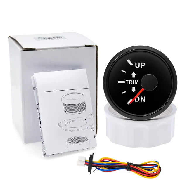 Red Backlight Boat Gauge 52mm Boat Trim Gauge With Red Backlight - 0 ...