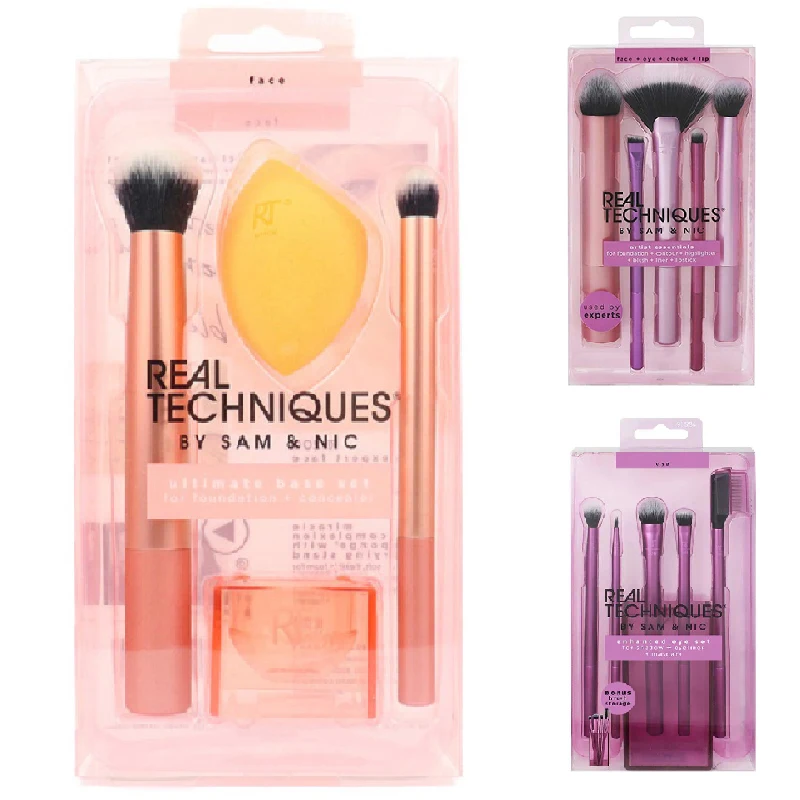Real-Techniques-Makeup-Brushes-Set-Soft-Fluffy-Cosmetics-Foundation ...