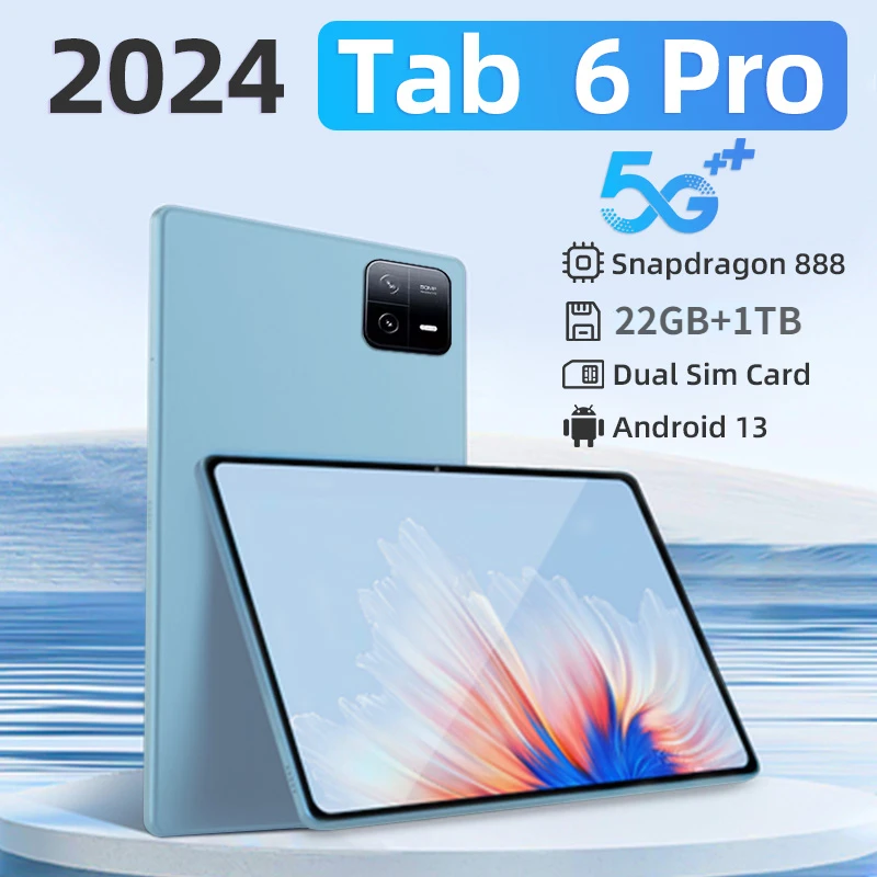 2024-Original-Pad-6Pro-Snapdragon888-4K-11inch-HD-Screen-16GB-1TB-Global-TabletPC-Android13 ...