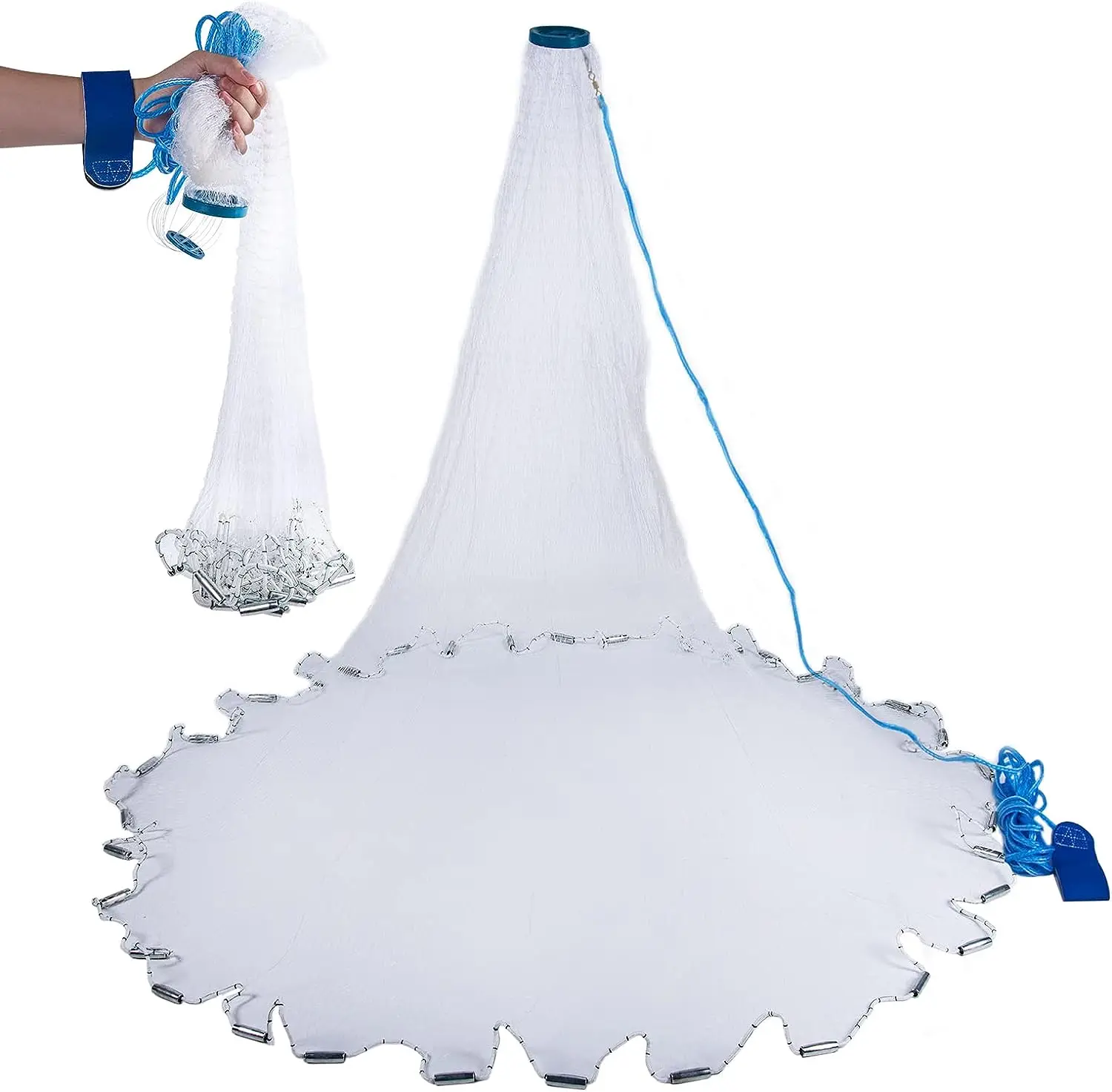 Goture-4ft-5ft-6ft-8ft-10ft-12ft-Radius-Throw-Cast-Net-Hand-Cast-Net ...