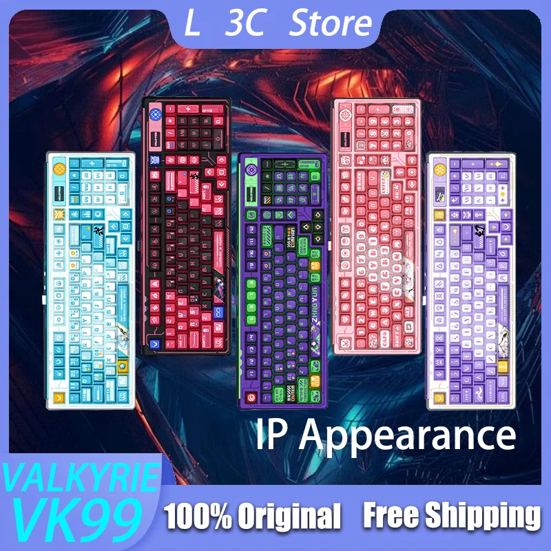 VALKYRIE-VK99-Three-mode-Wireless-Gaming-Mechanical-Keyboard-Bluetooth ...