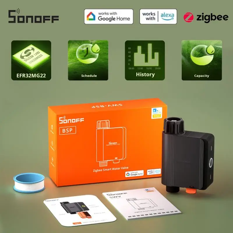 SONOFF-SWV-Zigbee-3-0-Smart-Water-Valve-IP55-Automatic-Irrigation ...