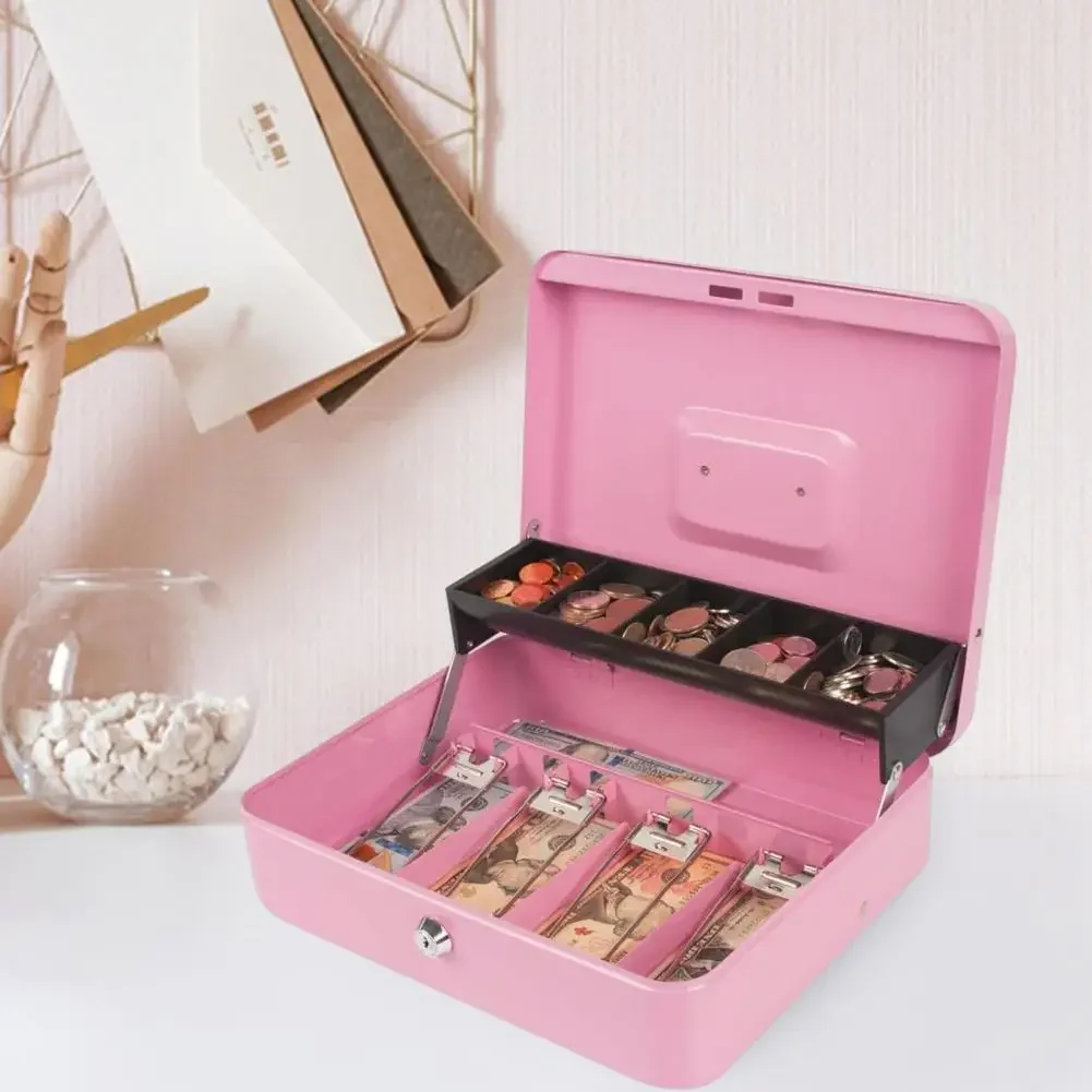Protable-Key-Safe-Box-Key-Locker-Mini-Steel-Piggy-Bank-Safe-Box-Storage ...