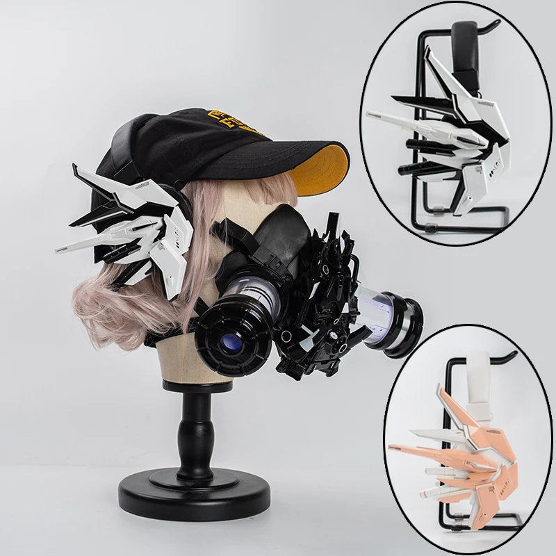 Cyberpunk Headset Mask Cosplay Props Technological Punk Headphone Mask ...