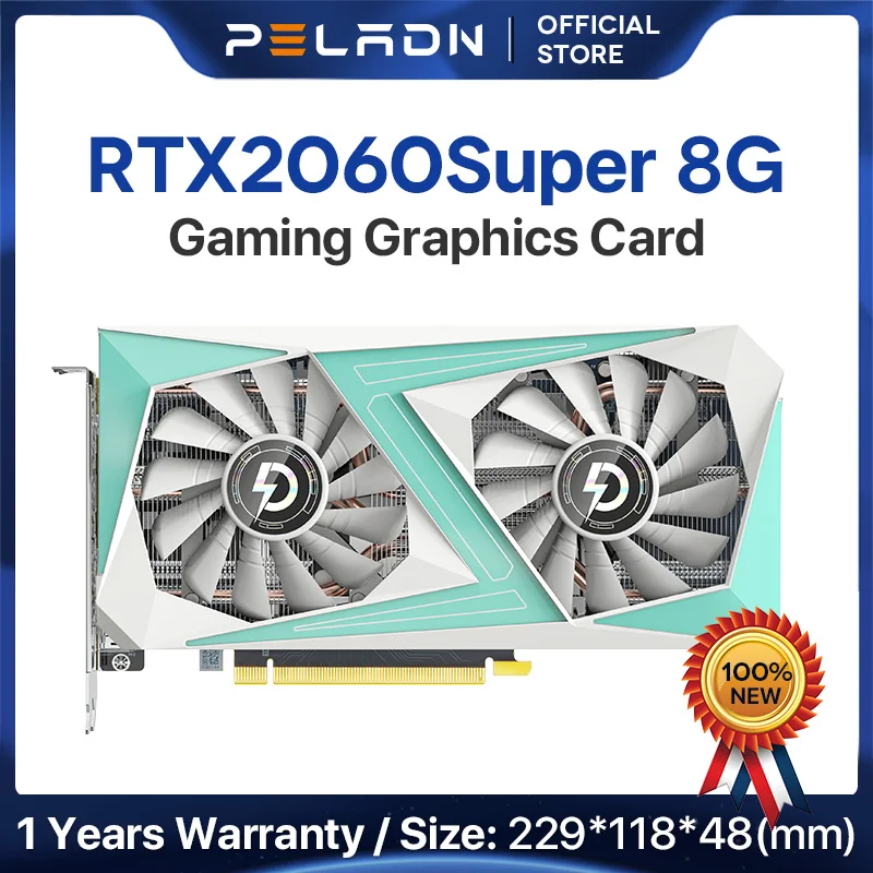 PELADN Full New RTX 2060 Super Graphics Cards 8GB GDDR6 256Bit GPU ...