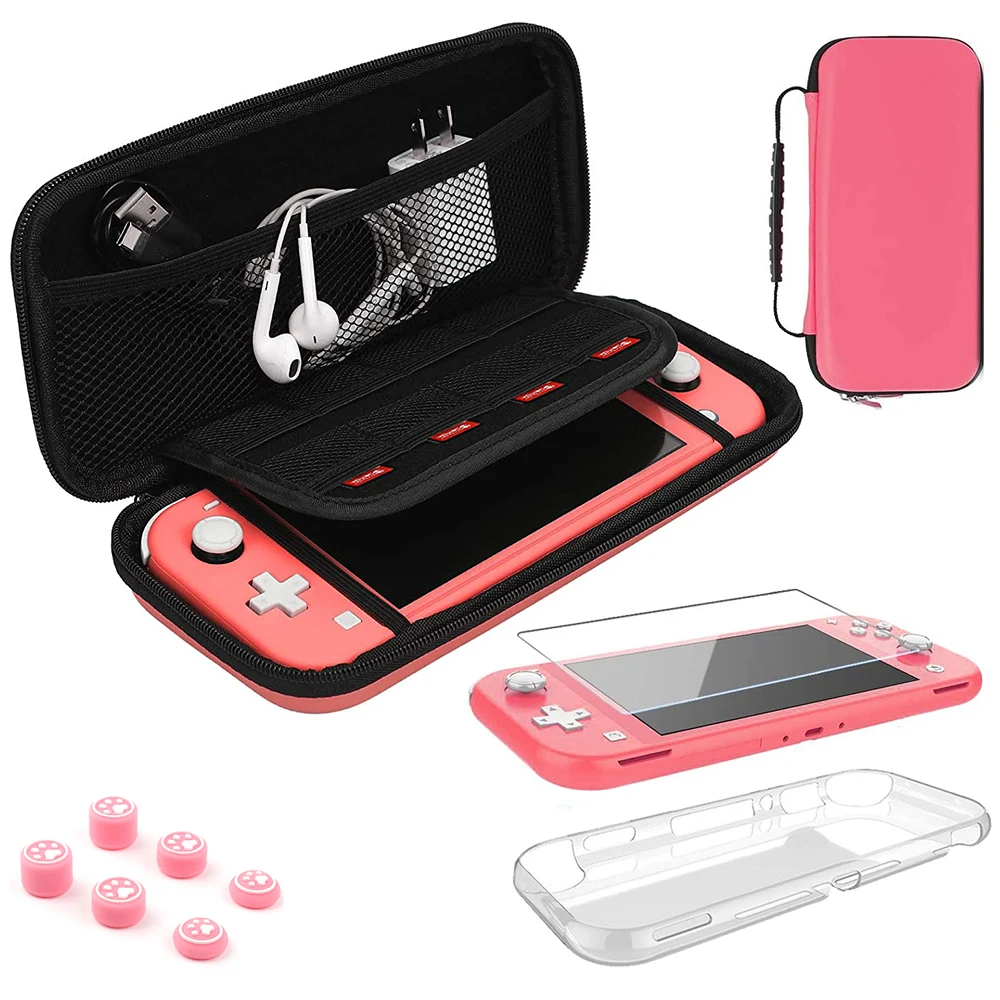 Carry-Protective-Pouch-Case-For-Switch-LITE-Soft-Transparent-TPU-Case ...