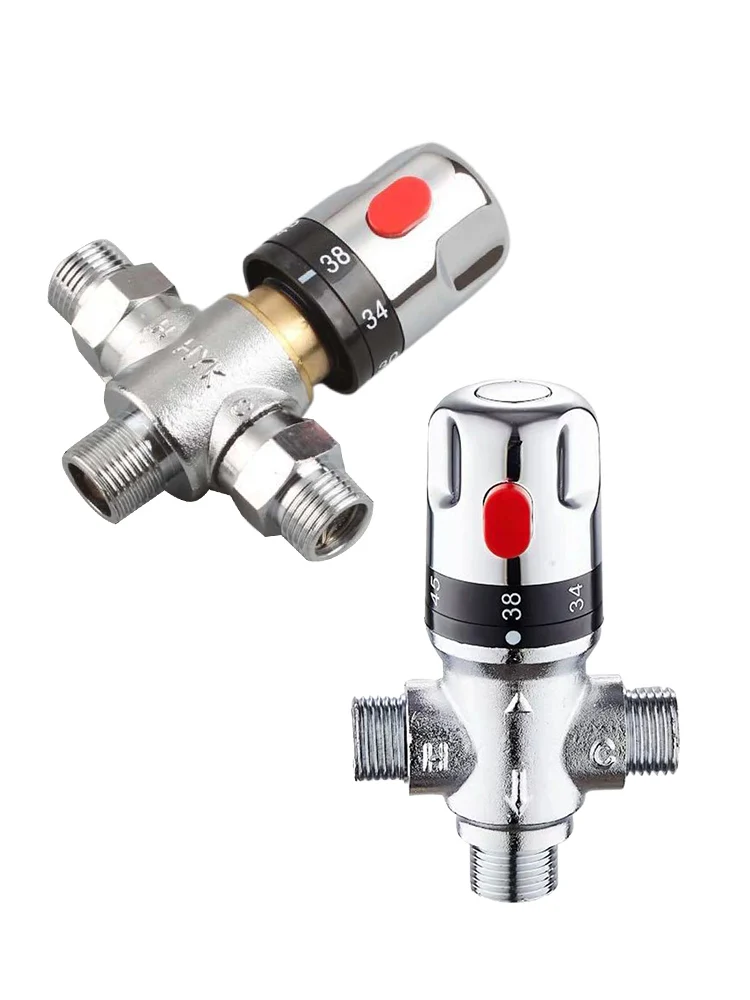 1pc Water Valve Mixing Valve Water Heater Temperature Control Pipe ...