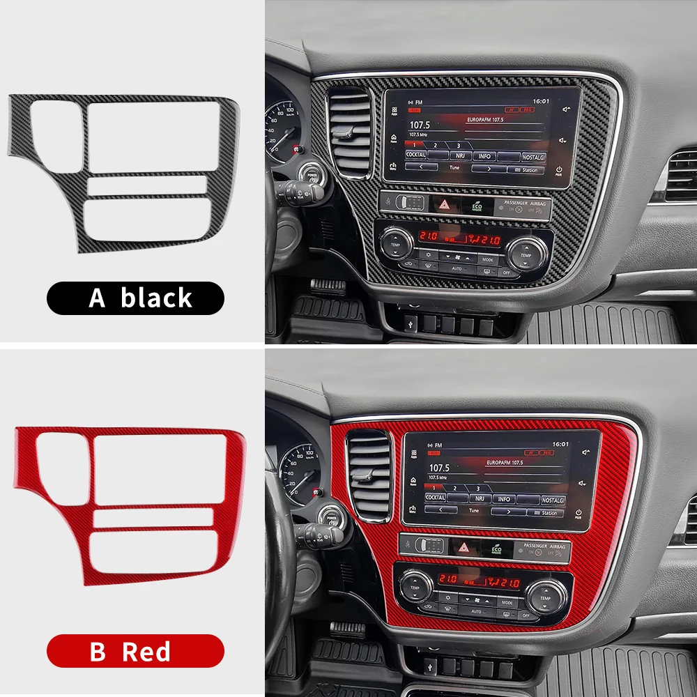 For Mitsubishi Outlander 2017 2018 2019 2020 2021 Real Soft Carbon ...