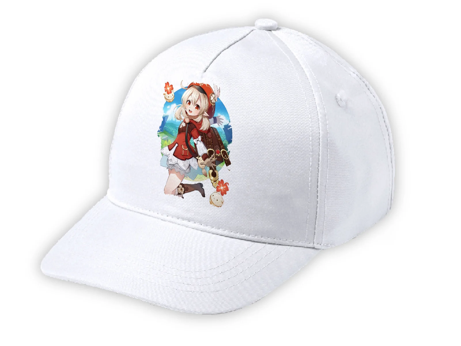 MERCHANDMANIA-cap-white-boy-genshin-impact-klee-girl-explosive-fire ...