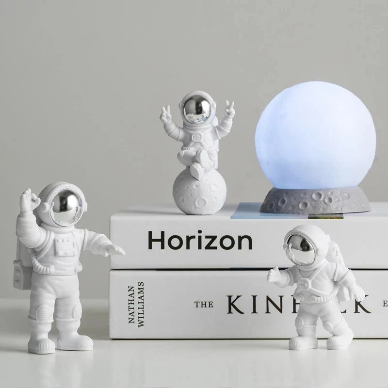 New Astronaut Decor Action Figures and Moon Home Decor Resin Astronaut ...