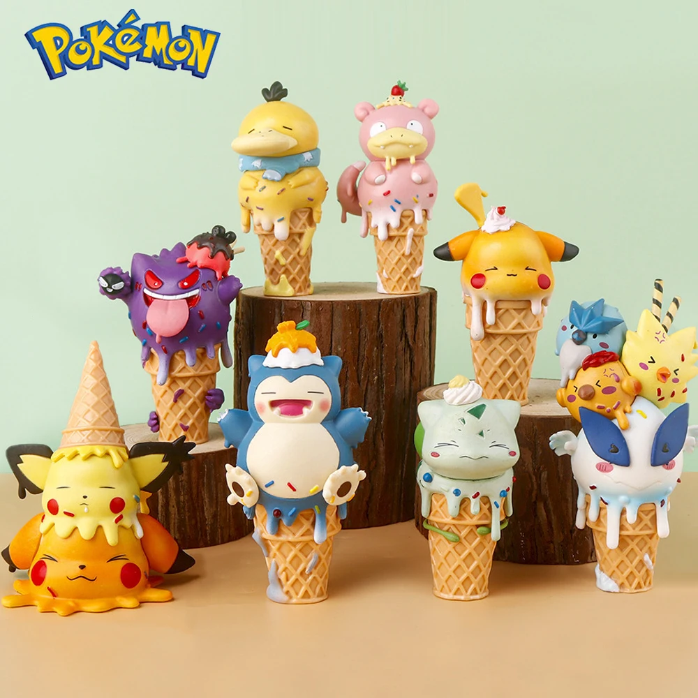 Hot-Pokemon-ice-cream-Anime-figure-model-Action-Figure-Pikachu-Gengar ...