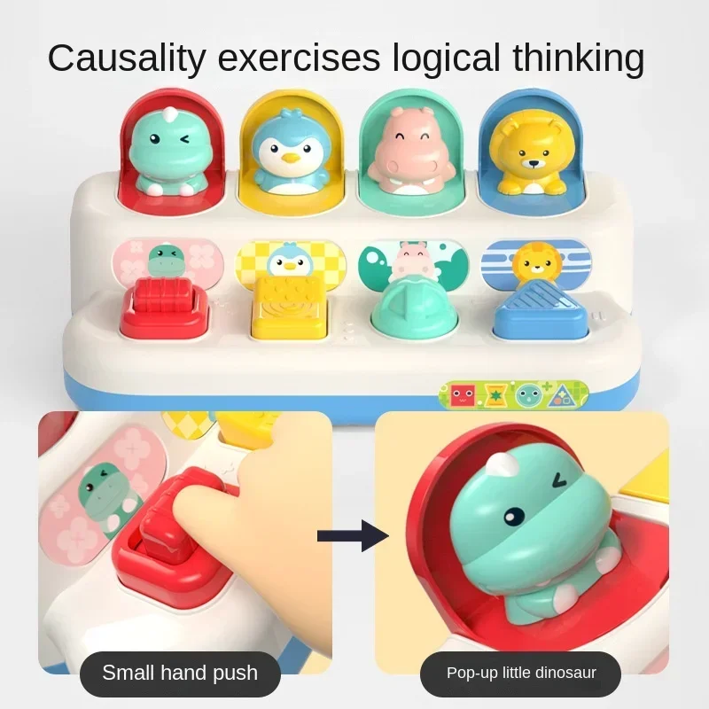 Interactive-Pop-Up-Animals-Toy-Peekaboo-Switch-Box-Button-Box-Treasure ...