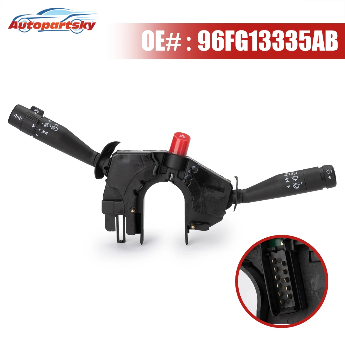 96FG13335AB 97FG13335AB 98FU13335AA Turn Signal Windshield Wiper Lever ...