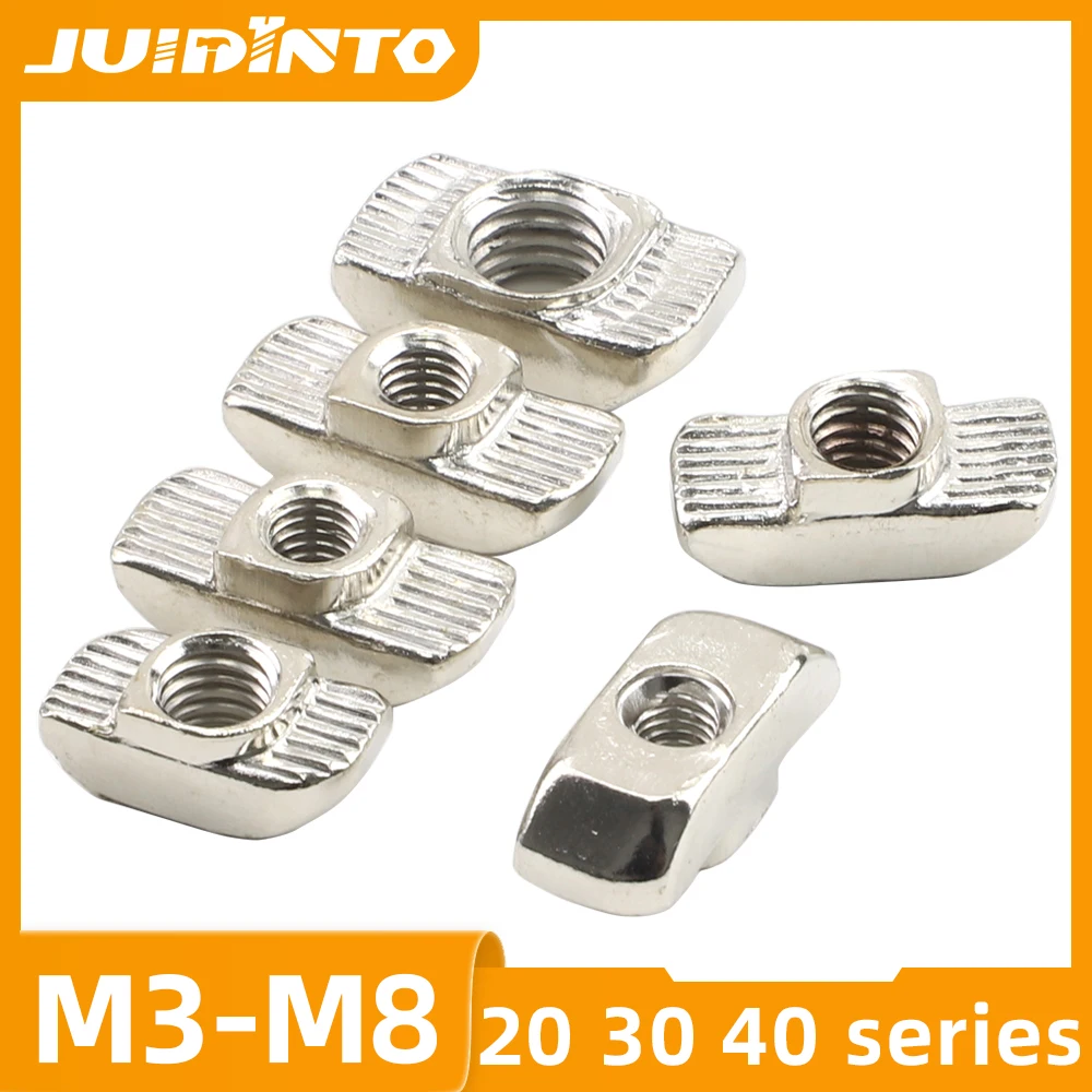 15pcs-T-nuts-M3-M4-M5-M6-M8-Carbon-Steel-T-Slot-Nut-Hammer-Head ...