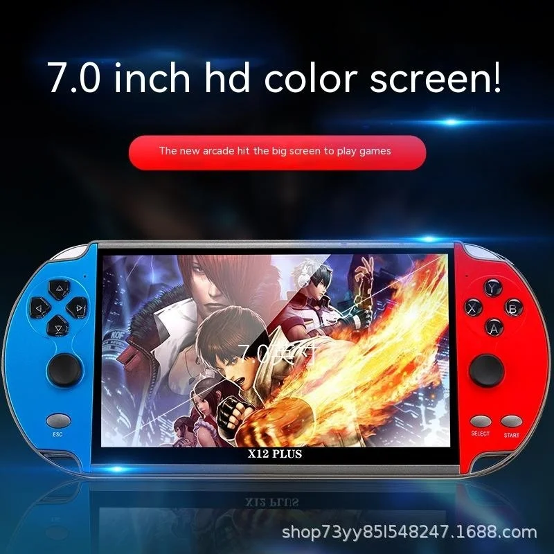 X12-Plus-Handheld-Game-Console-Infantil-Joystick-Duplo-Tela-Grande-Nost ...