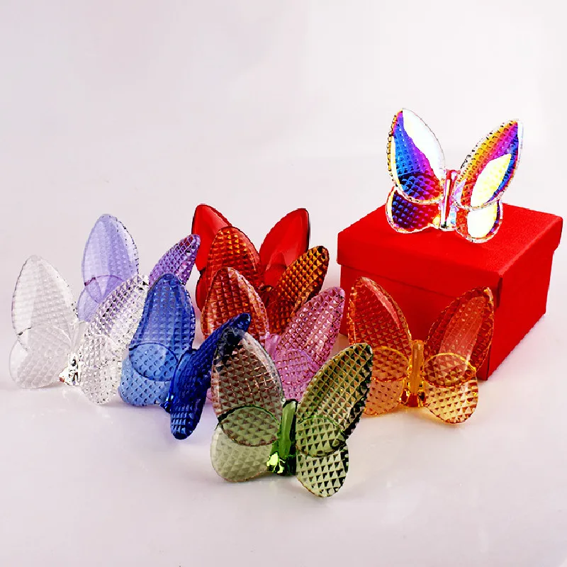 Glass-Crystal-Lucky-Butterfly-Vibrantly-With-Bright-Color-Ornaments ...