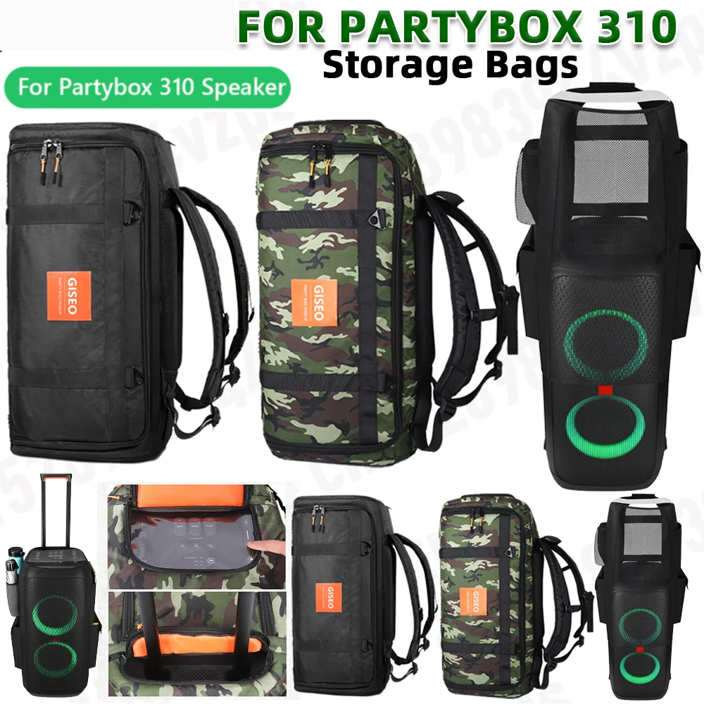 Speaker Bag for JBL Partybox 310 Case Large Foldable Travel Outdoor ...