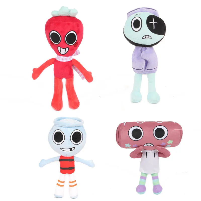 Dandy's World Plush Cosmo Pebble Finn Flutter Dandys World Horror Game ...