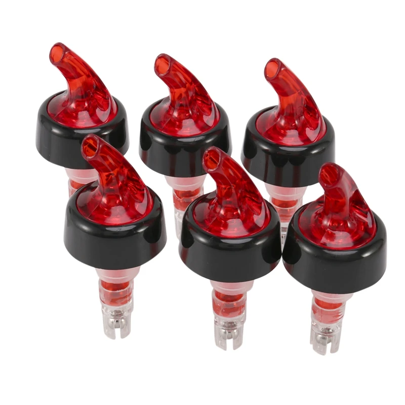 6-Pcs-Measure-Liquor-Pourer-Plastic-Measured-Liquor-Pourer-Measuring ...