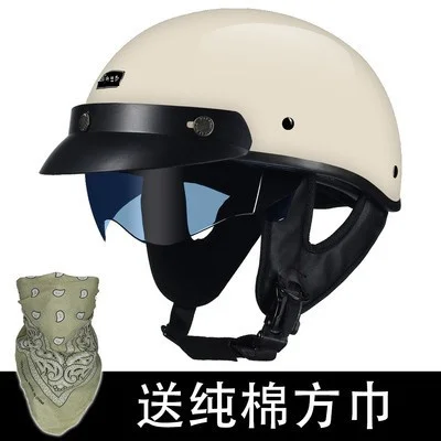 Motorbike Helm Vintage for man women Free gift Motorcycle Helmet Open ...