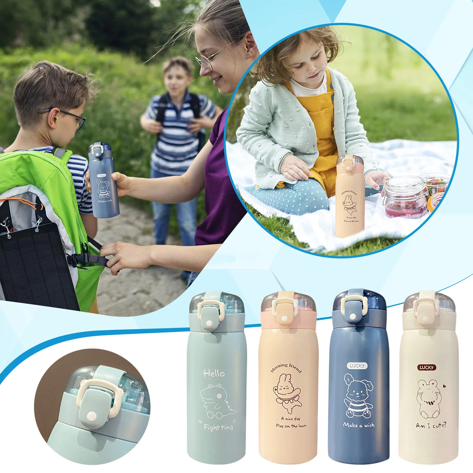 Portable-Kids-Thermos-Mug-With-Straw-Stainless-Steel-Cartoon-Vacuum-Flasks-Children-Cute-Thermal ...