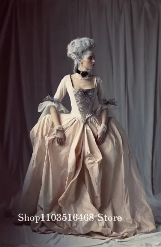 18th Century Queen Victoria Prom Dress French Court Dress Marie ...