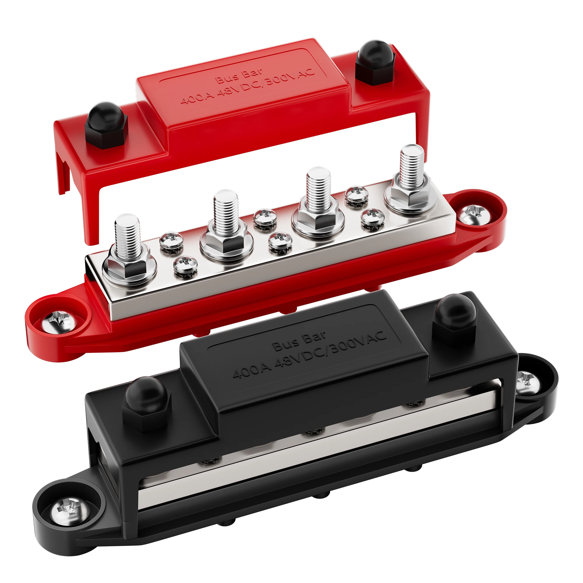 400A Power Distribution Block 12V Bus Bar Terminal Studs and Terminal ...