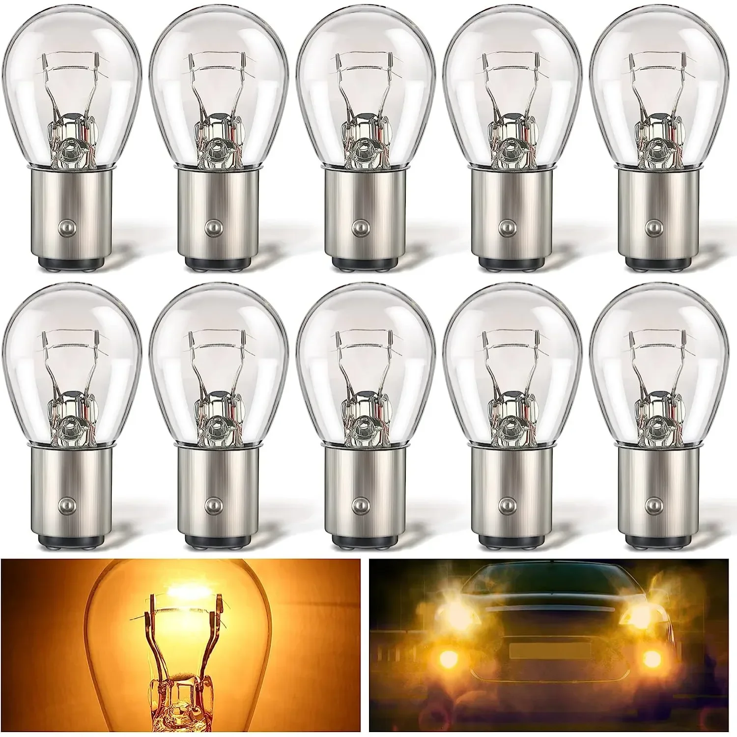 Bombilla-de-freno-para-coche-luces-de-marcha-atr-s-de-10-piezas-1157 ...