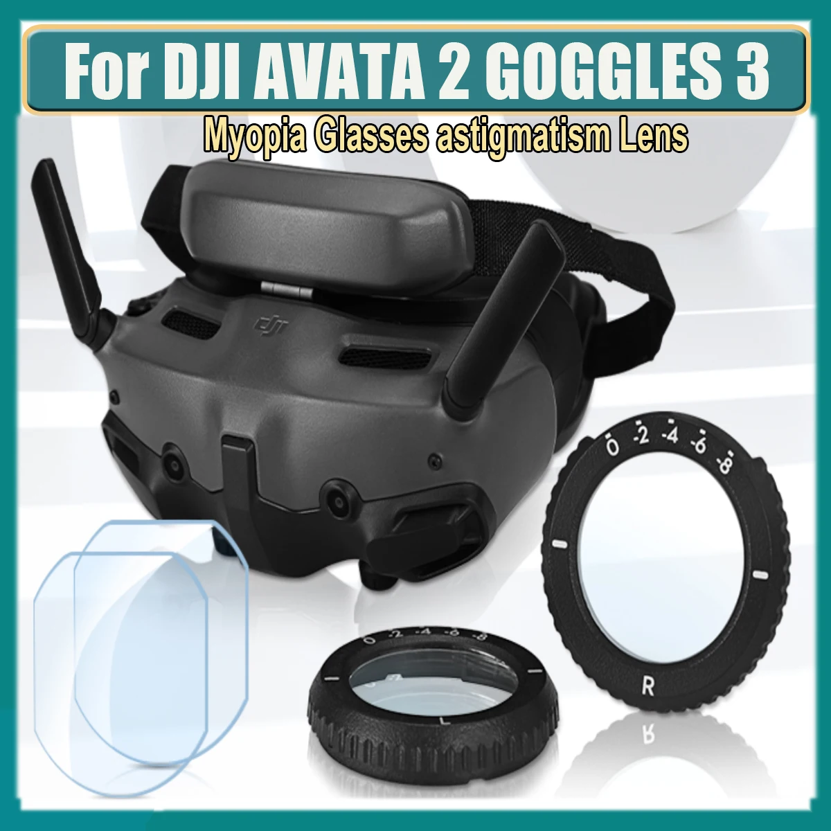 Astigmatism-Lens-For-DJI-Goggles-3-Glasses-Astigmatic-Blue-Lenses ...