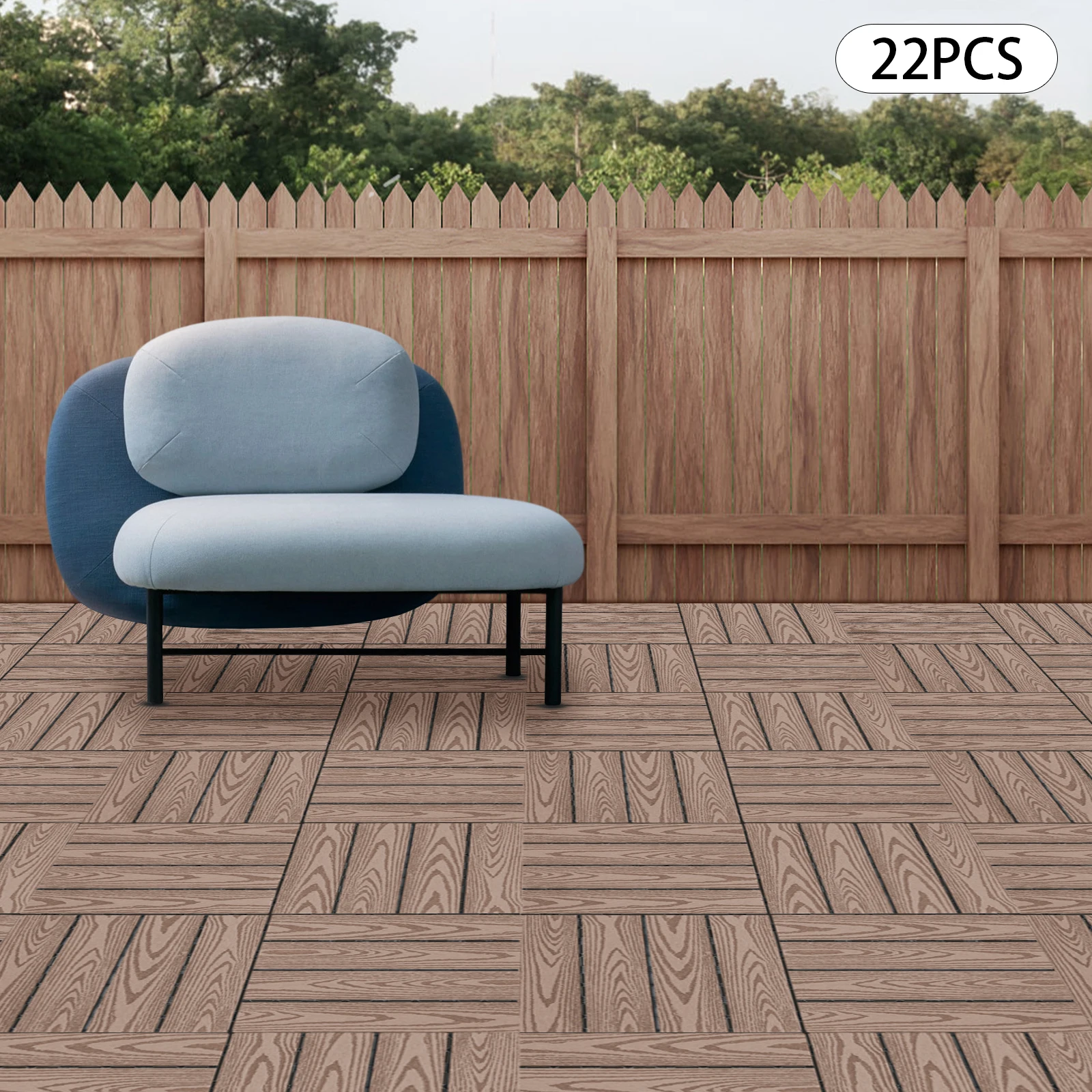 30x30cm-Garden-Floor-Boards-Interlocking-Deck-Tiles-22-Pack-Outdoor-for ...