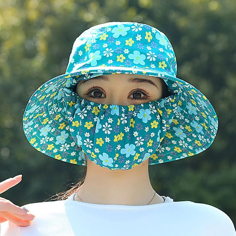 Sun-Hat-Female-Summer-Hat-Cover-Face-Breathable-Sun-Hat-All-match ...