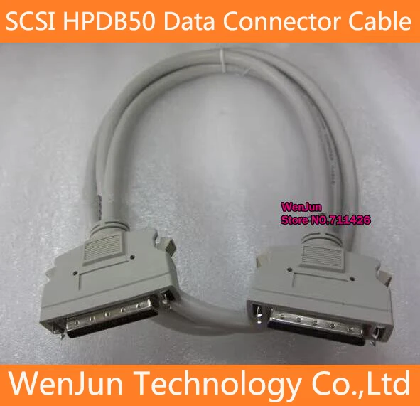 SCSI-HPDB50-Connector-Cable-DB-50-Pin-Male-To-Male-M-M-Data-Transfer ...