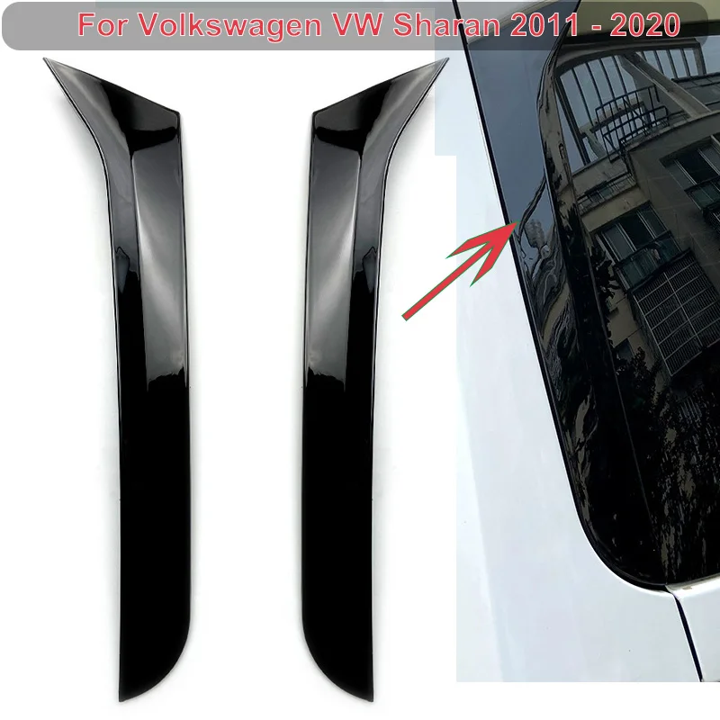 For-Volkswagen-VW-Sharan-2011-2020-2PCS-Rear-Window-Deflector-Splitter ...