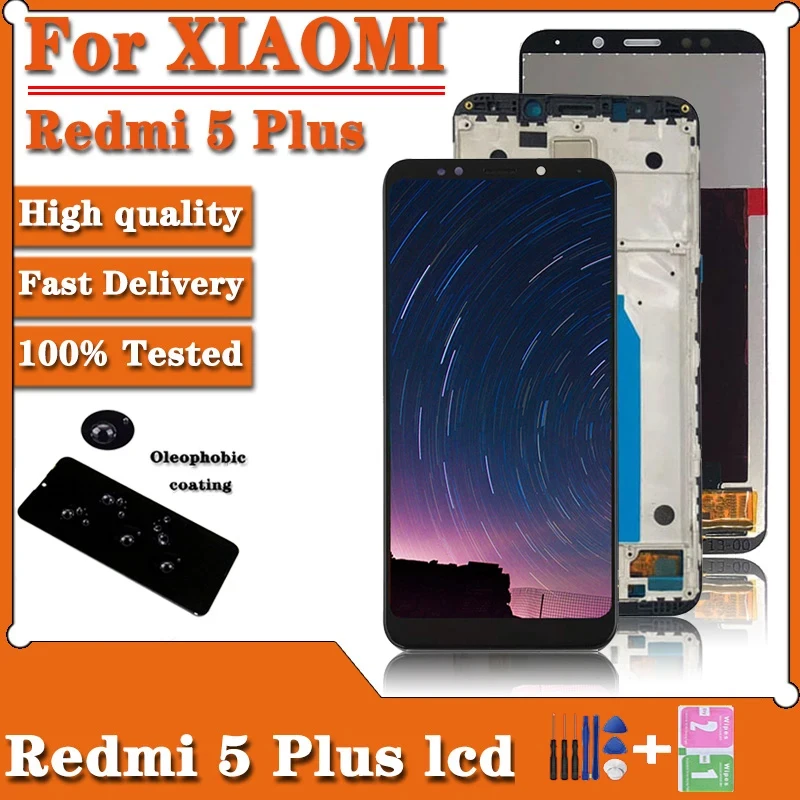 5.99“inch For Xiaomi Redmi 5 Plus MEG7 MEI7 LCD Display Touch Screen ...