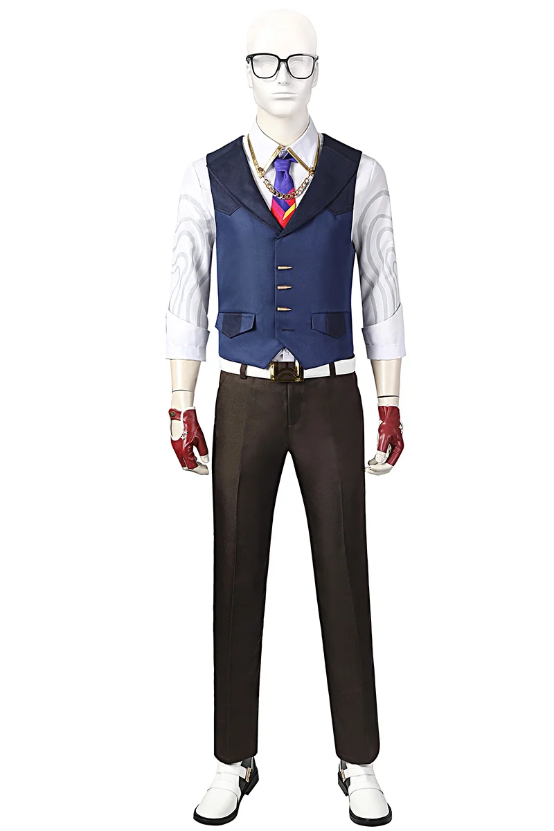 Game Valorant Chamber Cosplay Costume Valorant Uniform Outfits White ...