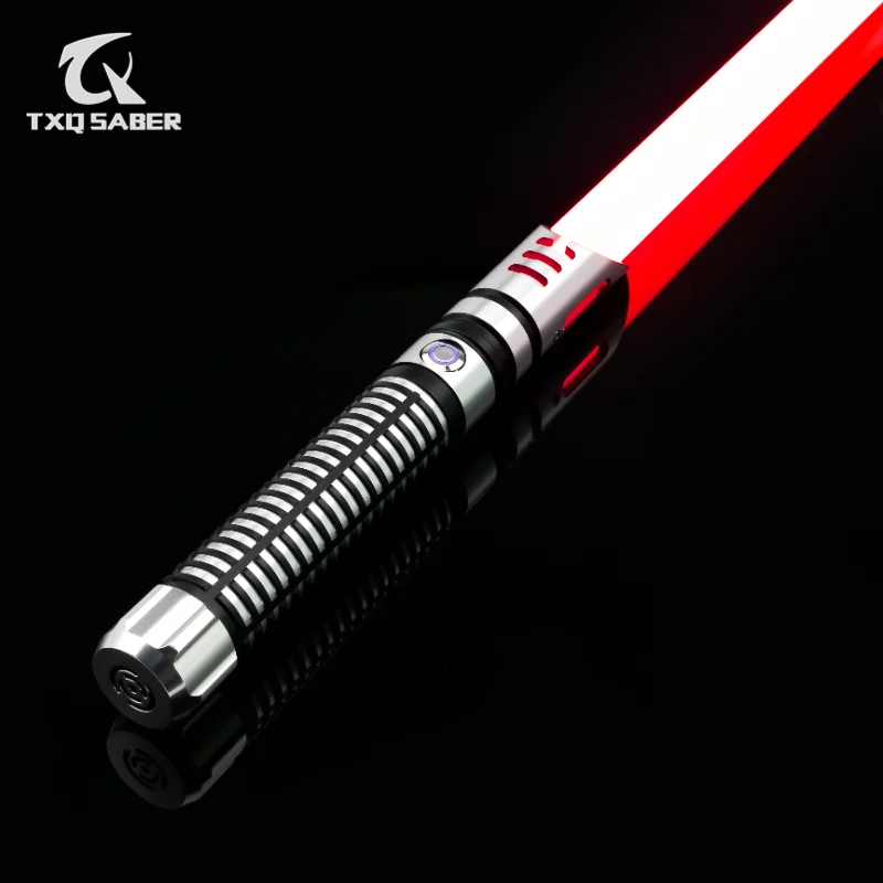 TXQSABER Neo Pixel Heavy Dueling RGB Lightsaber Metal Hilt Smooth Swing ...