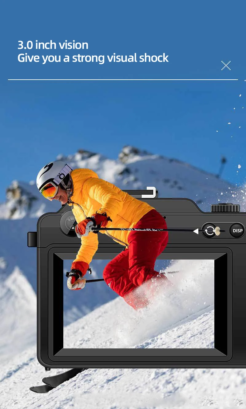 4K HD Camera WIFI Digital Camera for YouTube Streaming Video Recorder ...