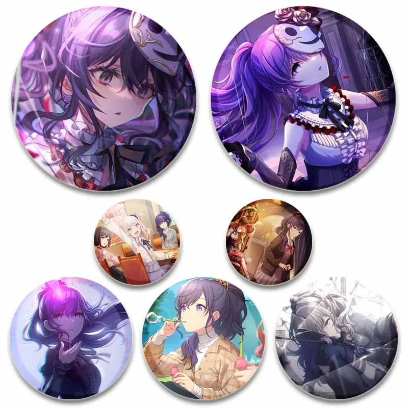 Project-SEKAI-Anime-Brooches-on-Backpack-Cartoon-Idol-Asahina-Mafuyu ...
