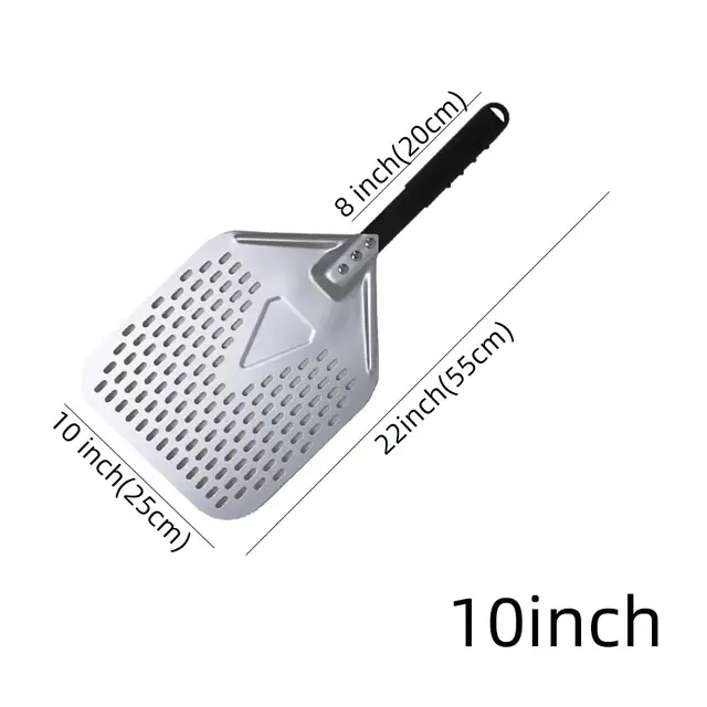 10 12 13 14 Inch Big Pizza Perforated Shovel Paddle Short/Long Handle ...