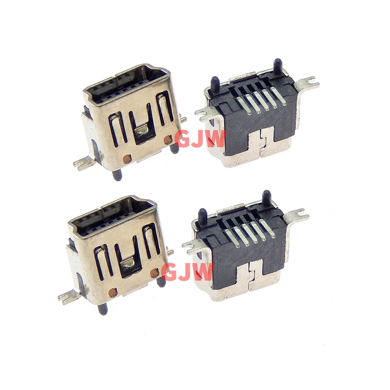 Micro Usb Type B Female 5 Pin Dip Socket Connector - 5pcs Mini Usb Type ...