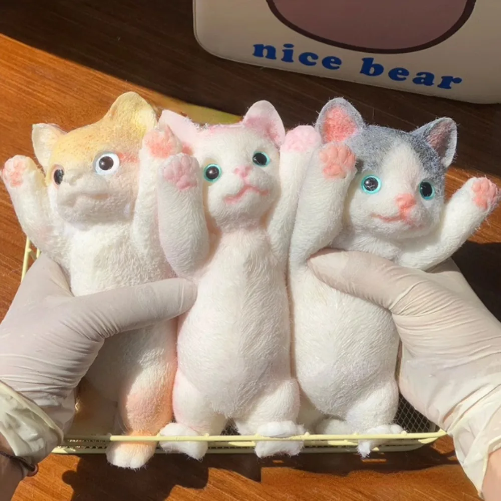 Large Cartoon Cat Squeeze Toys Slow Rebound Cute Cat Fidget Toy Kids ...