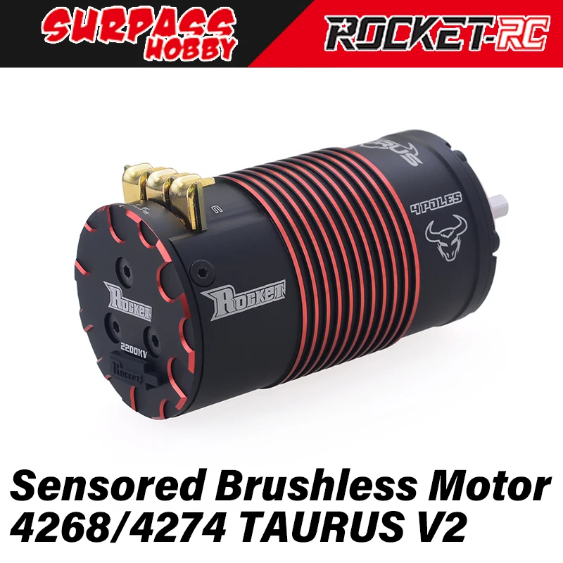 SURPASS HOBBY Rocket 로켓 4274 4268 센서 브러시리스 모터 토러스 터보 1/8 1/7 Rc 자동차 ...