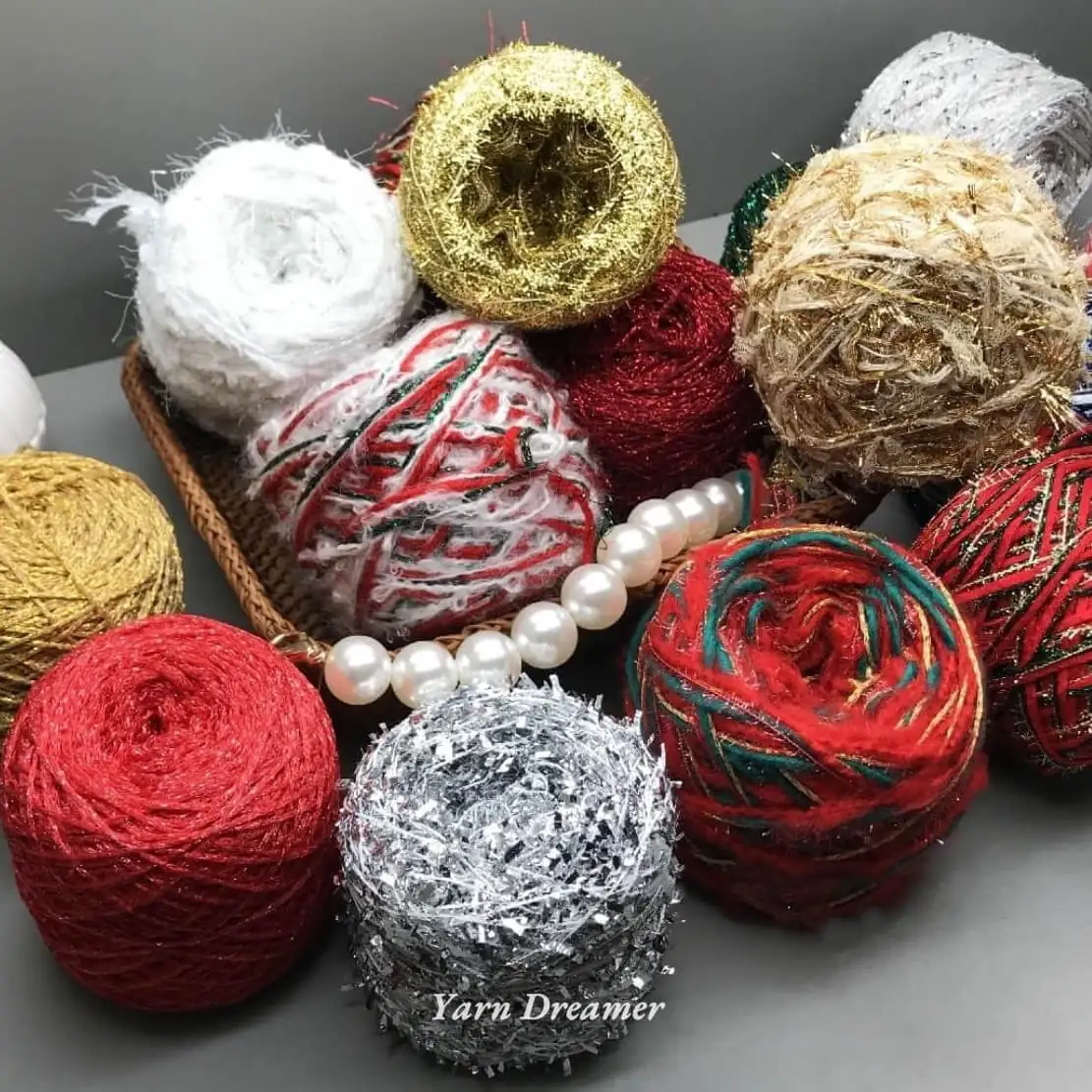 12-Styles-of-Christmas-Yarn-100g-Xmas-Knitting-Yarn-chunky-Fancy-Wool ...